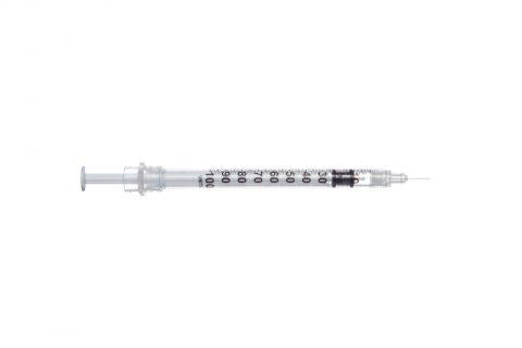 Sol-Care Insulin Safety Syringe, Retractable 1cc 29G x 1/2" 100ea/bx ...