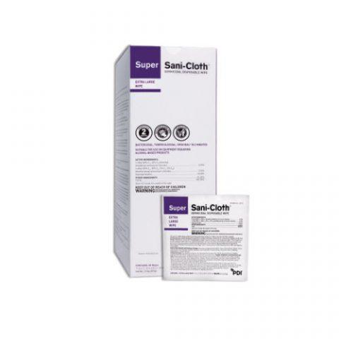 Super Sani-Cloth Germicidal XL Wipes Packets Purple Lid - 50ea/bx 3bx ...
