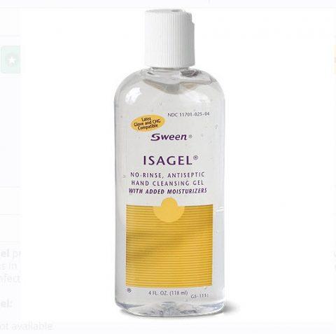 Isagel No-Rinse Instant Hand Sanitizing Gel 4 fl oz (118 mL) 36/cs – A9 Med