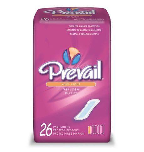 Prevail Daily Pant Liners Light to Moderate Absorbency 6"x 12.4" Small ...