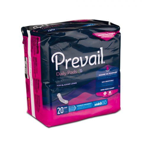 Prevail Bladder Control Pad Moderate 9.25" Length - 20ea/pk 9pk/cs ...