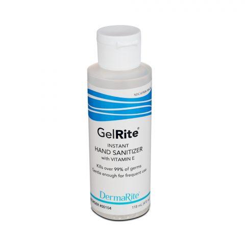 Hand Sanitizer, Alcohol, Gel-Rite, 4oz. Bottle 24/cs – Instamart Medical