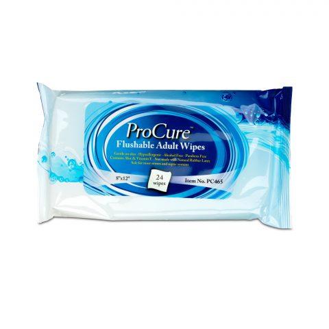 Wipes 8"x 12" Flushable Adult Pre-moistened - 24ea/pk 24pk/cs – A9 Med