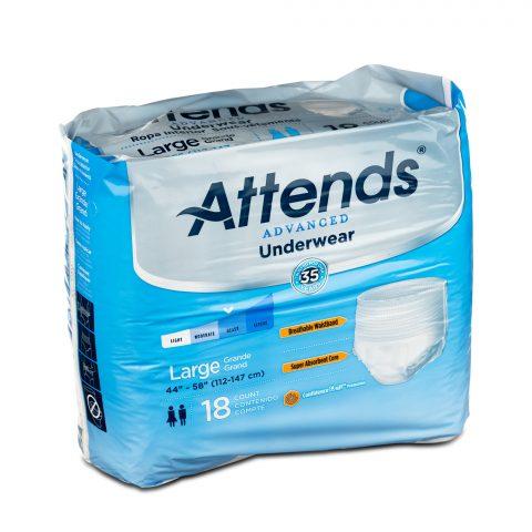 ATTENDS Pull Ups Large - 18/pk 4pk/cs (Case of 72) – A9 Med