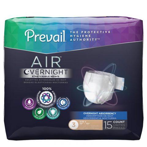 Prevail AIR Overnight Brief X-Large 58"- 70" - 15ea/pk 4pk/cs ...